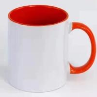 China Novelty Design Style Ceramic Sublimation Mug 11oz Custom Colorful White Cup for B2B Needs for sale