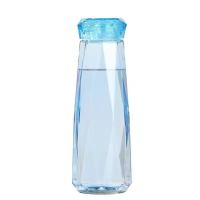 China 400ml Glass Drinking Bottle 7.5x21.8cm Modern Portable Cup for Milk Tea Milkshake for sale