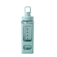 China Customized Color Eco-Friendly 700ml Square Plastic Water Cup for Gym Camping for sale