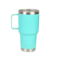China 30oz Double Wall Stainless Steel Insulated Tumbler with Handle 304 Food Grade for sale
