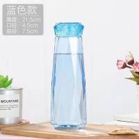 China 400ml Portable Glass Water Bottle with Straw for Office Camping Sports for sale