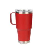 China 30oz Stainless Steel Insulated Travel Mug with Handle 304 Vacuum Tumbler for sale