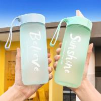 China Minimalist Design Style 600Ml Portable Plastic Cup Custom Logo Acceptable for Outdoor for sale