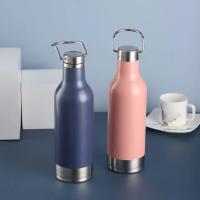 China 500ml Stainless Steel Vacuum Water Bottle Double Wall Insulated Thermal Cup 304 for sale