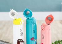 China Straight Cup Creative Bouncing Water Cartoon Glass Sealed Leak-proof Activity Gift Cup for sale