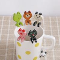 China Custom 3D Ceramic Christmas Mug 8x10cm 350ml Santa Reindeer Penguin Snowman Hot Drinks for sale