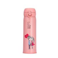 China 500ml Glass Water Bottle for Children Sports Outdoor Hot Cold Drink HC-01 for sale