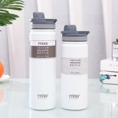 China Double Wall Stainless Steel Thermal Flask 530ml 750ml Wide Mouth Vacuum Insulated Mug with Lid Custom Logo for sale