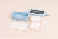 China Environment-friendly Advantage Reusable Portable Plastic Bento Lunch Box for All Ages for sale