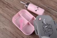 China 1000ml 400ml Reusable Plastic Bento Lunch Box Microwaveable Portable for Kids School for sale