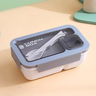 China Reusable Portable Plastic Bento Lunch Box for All Applicable People at School Style for sale