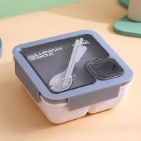 China Reusable Portable Plastic Bento Lunch Box for All Applicable People at School Style for sale