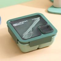 China Reusable Portable Plastic Bento Lunch Box 850ml 1100ml Leak Proof for Kids School for sale