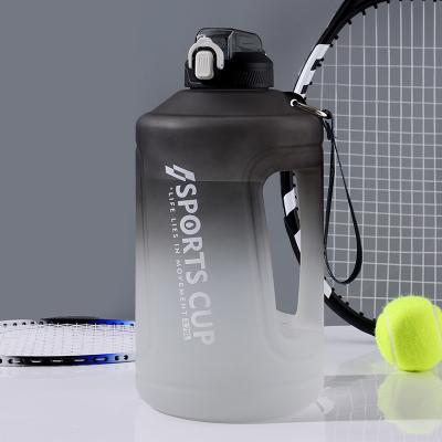 China Large Capacity BPA Free Plastic Sports Water Bottle 1500ML 2300ML 3800ML Eco-friendly for sale