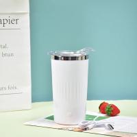 China Automatic Self Stirring Tumbler 500ml 304 Stainless Steel Electric Mixing Mug for sale