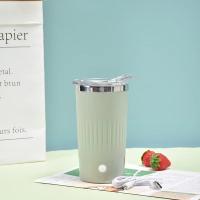 China Automatic Self Stirring Tumbler 500ml 304 Stainless Steel Electric Mixing Mug for sale