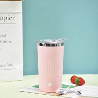 China Automatic Self Stirring Tumbler 500ml 304 Stainless Steel Electric Mixing Mug for sale