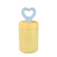 China 316 Stainless Steel Vacuum Insulated Coffee Mug 420ml with Heart Handle Portable Travel Cup for sale