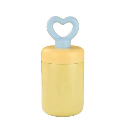 China 316 Stainless Steel Vacuum Insulated Coffee Mug 420ml with Heart Handle Portable Travel Cup for sale