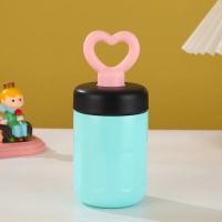 China 316 Stainless Steel Vacuum Insulated Coffee Mug 420ml with Heart Handle Portable Travel Cup for sale