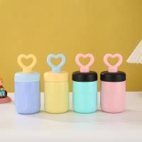 China 316 Stainless Steel Vacuum Insulated Coffee Mug 420ml with Heart Handle Portable Travel Cup for sale