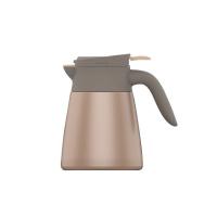 China 316 Stainless Steel Electric Kettle 1000ml Double Walled Thermal Insulation Coral Red for sale
