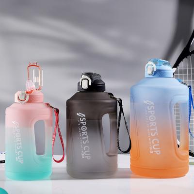 China 2300ml Portable Plastic Sport Tumbler Water Bottle for Gym Outdoor Fashion for sale