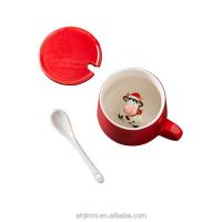 China Customized Handmade Ceramic Mug Cute Animal 3D Drinking Cups for Tea Coffee Gift for sale