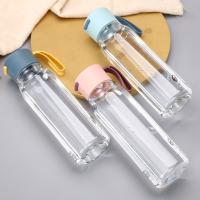 China Custom Logo BPA Free Tritan Water Bottle 550ml Outdoor Portable Fitness Plastic Bottle for sale