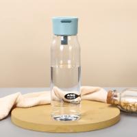 China Custom Logo BPA Free Tritan Water Bottle 550ml Outdoor Portable Fitness Plastic Bottle for sale