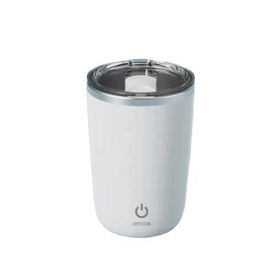 China 350ml Stainless Steel Electric Magnetic Coffee Mug with Automatic Mixing Stirring 310g for sale