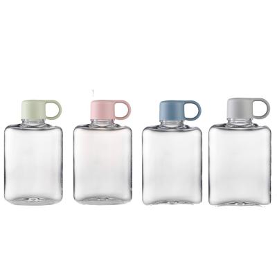 China BPA Free Tritan Plastic Water Bottle 500ml Leakproof Clear Drinking Cup for Outdoor Sports for sale