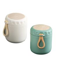 China 400ml Stainless Steel Insulated Breakfast Mug Vacuum Thermos Food Jar Portable Hot Food Warmer Container for sale