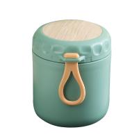 China 304 Stainless Steel Insulated Breakfast Mug 400ml Vacuum Flask with 3D Stickers for sale