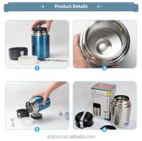 China 500ml Stainless Steel Vacuum Insulated Food Warmer Container Thermos Lunch Jar for sale
