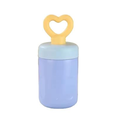 China 420ml 316 Stainless Steel Vacuum Travel Mug Portable Coffee Cup with Heart Handle for sale