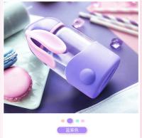 China 340ml Custom Thermal Insulation Glass Water Bottle with Cute Rabbit Ear Design for Outdoor for sale