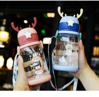 China Customized Logo Acceptable Plastic Water Bottle for Children's Outdoor Adventures for sale