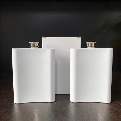 China 8oz Sublimation Stainless Steel Wine Jug 304 Inside Anti-Corrosion Coated Travel Mug for sale
