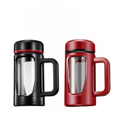 China CLASSIC Design Style Unbreakable Double Wall Tea Infuser Water Bottle for Easy Travel for sale