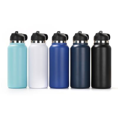 China 32oz Vacuum Insulated Stainless Steel Water Bottle 304 1L Wide Mouth Sports for sale