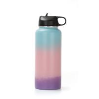 China Custom 32oz 1L 304 Stainless Steel Wide Mouth Water Bottle Eco Friendly for sale