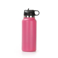 China Custom 32oz 1L 304 Stainless Steel Wide Mouth Water Bottle Eco Friendly for sale
