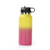 China Custom 32oz 1L 304 Stainless Steel Wide Mouth Water Bottle Eco Friendly for sale