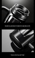 China High Borosilicate Glass Water Bottle 580ml Non-Slip Grip for Fitness Outdoor Sports for sale