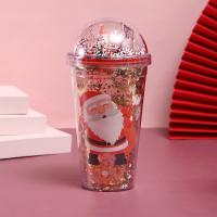 China Leak Proof Reusable Christmas Plastic Bottle 500ml BPA Free Custom Color for sale
