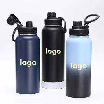 China 32oz 1L Stainless Steel Vacuum Insulated Water Bottle Custom Color Double Wall for sale