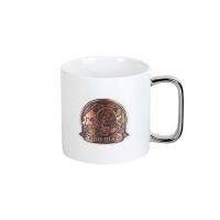 China Bulk Luxury Sublimation Ceramic Travel Coffee Mug 400ml Biodegradable Custom Logo for sale