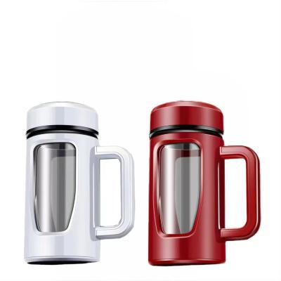 China Customized Logo Acceptable High Borosilicate Glass Personalized Reusable Water Bottle for sale
