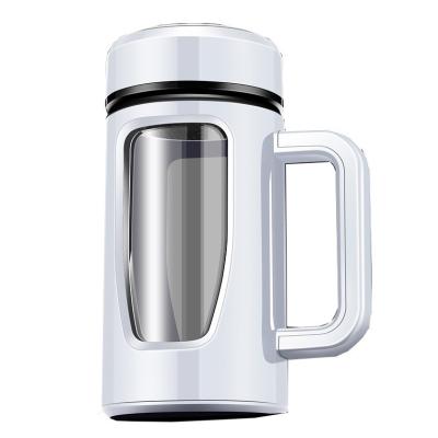 China High Borosilicate Glass 580ml Hiking Cup with Handle and Lid Outdoor Drinking Bottle for sale